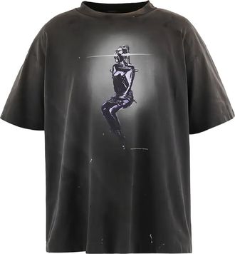 Saint Mxxxxxx t-shirt sorayama - Noir