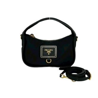 Prada Pre-owned Sac bandouli&egrave;re mini en nylon et cuir 2-en-1 - Femme - Pre-owned - Noir - Taille: ONE Size