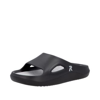 Rieker Damen Colton W3450 Slide, Schwarz, 43 EU