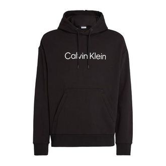 Calvin Klein Übergroßer Kapuzenpullover in Schwarz