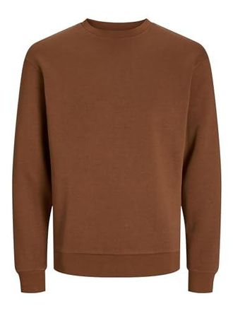 Jack & Jones Jjebradley Sweat Crew Noos Homme Maillot de survêtement, Mocha Bisque, S