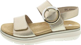 Remonte Damen D2K50 Keilsandaletten, Gold, 42 EU