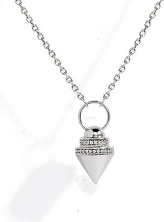 Statement Collier Anyway Pendule en argent