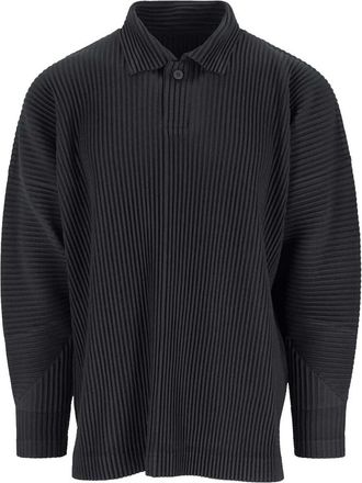 Homme Plissé Issey Miyake Polo - Noir