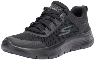 Skechers Damen Go Walk Flex Caley, Schwarzer Synthetikbesatz, 36.5 EU