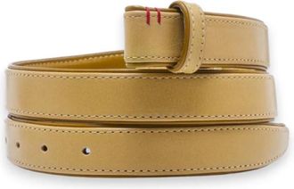 CLARIS VIROT Femme, Accessoires, Brun, Taille: M Ceinture en cuir sans boucle