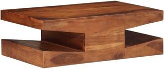 vidaXL Table basse 90x60x30 cm bois massif dacacia vidaXL