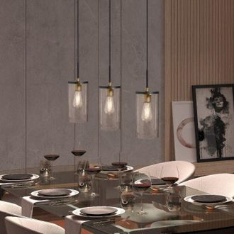 Millumine Millumine - Suspension horizontale 3 descentes en verre trio