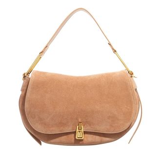 Coccinelle Hobo Bags - Coccinelle Magie Suede Bim - Gr. unisize - in Braun - für Damen