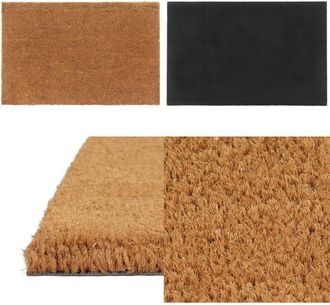 vidaXL Fußmatte Natur 65x100 cm Kokosfaser Getuftet - Kokosfußmatte - Türmatte - Eingangsmatte - Outdoor Matten - Indoor Matten - Home & Living