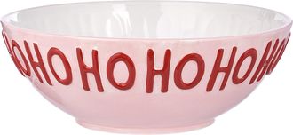Butlers HOHOHO Sch&uuml;ssel f&uuml;r Obstsalat &Oslash; 29cm Steinzeug | gro&szlig;e Servierschale | dekorative Weihnachtsschale | f&uuml;r Weihnachtsdekorationen im amerikanischen Stil