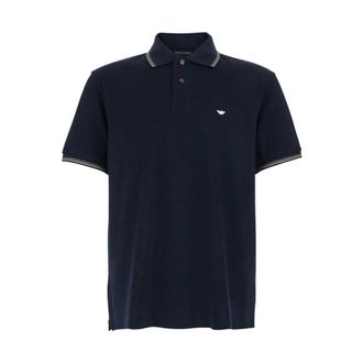 Emporio Armani Homme, Tops, Bleu, Taille: 2XL Polo Classique