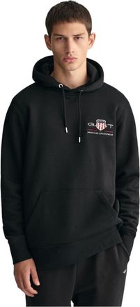 GANT Herren REG MEDIUM Archive Shield Hoodie Kapuzenpullover, Black, XXXL