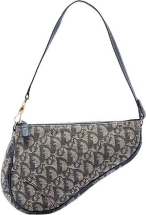 Dior Pre-owned Mini Saddle - Femme - Pre-owned - Bleu - Taille: ONE Size