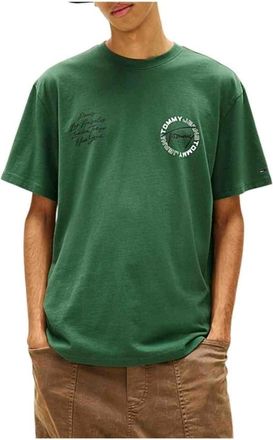 Tommy Hilfiger Homme, Tops, Vert, Taille: S Oversized Logo T-Shirt