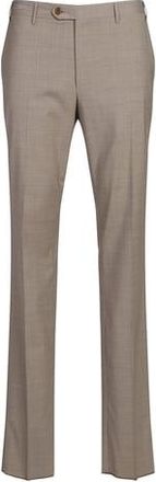 Corneliani Pantalon regular en laine vierge m&eacute;lang&eacute;e
