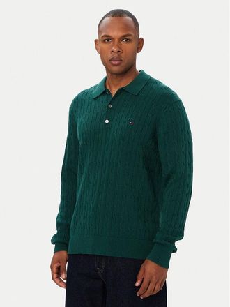 Tommy Hilfiger Pullover Classic MW0MW41955 Dunkelgr&uuml;n Regular Fit