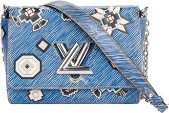 Louis Vuitton Crossbody Bags - Louis Vuitton Blue Epi Leather Twist Aztec Shoulde - Gr. unisize - in Bunt - f&uuml;r Damen
