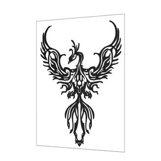 FOMIYES Wandanh&auml;nger Ph&ouml;nix aus Eisen 30cm Boho Wanddekoration Metall f&uuml;r Innen und Au&szlig;enbereich K&uuml;nstlerischer Wandbehang f&uuml;r Wohnzimmer und Garten