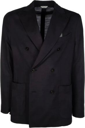 Boglioli Homme, Vestes, Bleu, Taille: 2XL Veste crois&eacute;e