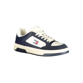 Tommy Hilfiger Colour-Block Leather Sneaker - White
