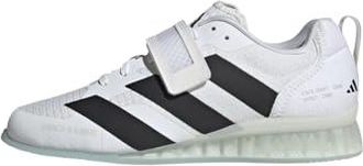 adidas Unisex Chaussure dhalt&eacute;rophilie Adipower 3, Cloud White/Core Black/Crystal Sky, 47 1/3