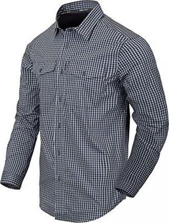 Helikon-Tex Homme Covert Concealed Carry Chemise Phantom Grey Checkered Taille XL