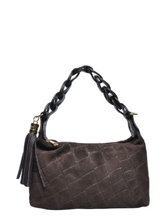 Roberta M Zweifarbig Rindsledertasche