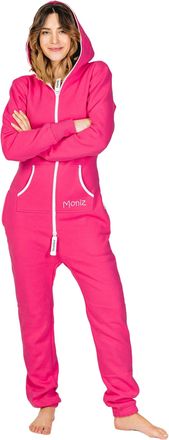 Moniz Damen Jumpsuit, Onesie, Overall (XS, pink)