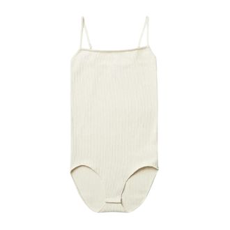 Swedish Stockings Cream Seamless Bodysuit - - Tops - Damen - Beige - L/XL