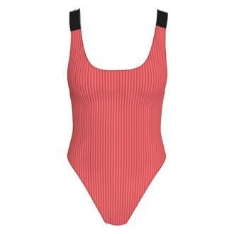 Calvin Klein Femme, Maillots de bain, Rouge, Taille: 40 FR Maillot de bain une pi&egrave;ce dos nageur-RP