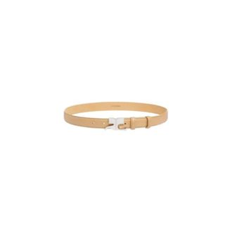Courr&egrave;ges AC Logo Belt - - Accessories - Damen - Beige - 80 CM