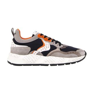 Voile Blanche Sportlicher Sneaker aus Leder und Stoff - - Shoes - Herren - Mehrfarbig - 42 EU