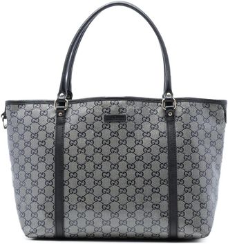 Gucci Shopper - Medium GG Crystal Joy Tote - Gr. unisize - in Grau - für Damen