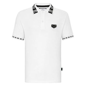 Philipp Plein Polo Shirt Ss - - Tops - Herren - Wei&szlig; - 2XL