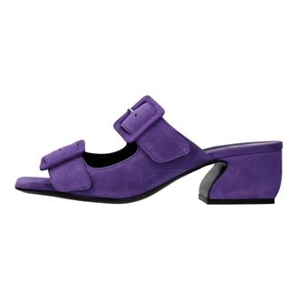 Sergio Rossi Wildleder-Mules - - Shoes - Damen - Lila - 41 EU