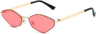 Generic Lunettes De Soleil M&eacute;talliques For Hommes Et Femmes, Id&eacute;ales For La Conduite En Ext&eacute;rieur Les Vacances(Pink)