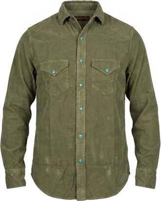 CHESAPEAKE'S Homme, Chemises, Vert, Taille: 2XL Chemise Western Flagstaff