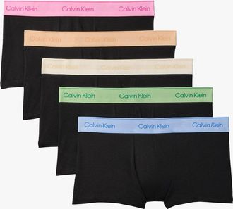 Calvin Klein Lot de 5 cale&ccedil;ons en coton m&eacute;lang&eacute;