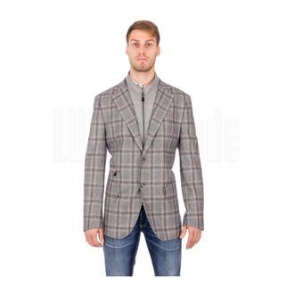 Luigi Bianchi Mantova Tragbare Reisejacke f&uuml;r stilvolle Abenteuer - - Jackets - Herren - Mehrfarbig - 2XL