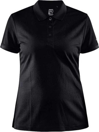 Craft Damen Core Unify Poloshirt Polohemd, Schwarz, M