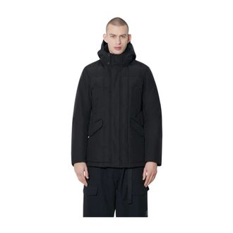 Woolrich Blizzard Field Jacket - Homme - Vestes - Noir - Taille: XL