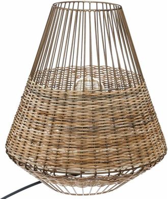 Atmosphera Lampe en osier Cheraw