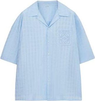 Loewe Chemise à manches courtes en coton mélangé