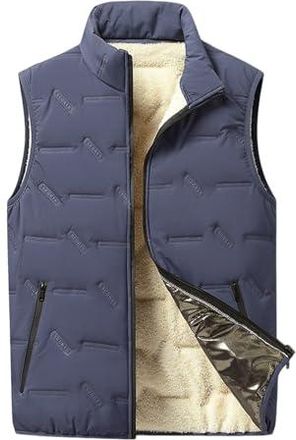 Generic Gilet Sans Manche Homme Manteaus Matelass&eacute;e Rembourr&eacute;e Gilets de Photographie en Plein air Regular Fit Standard Doudounes Matelass&eacute; Couleur L&eacute;g&egrave;re Mul