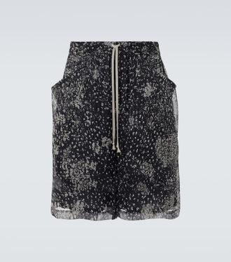 Rick Owens Shorts Lido aus Seide