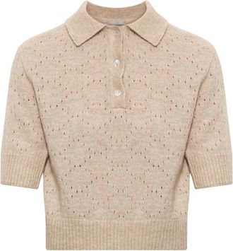 Paul & Shark Kurzarm-Polo - - Tops - Damen - Beige - M