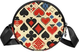 Generic Sac &agrave; bandouli&egrave;re Circle pour femme, petit sac &agrave; bandouli&egrave;re vintage avec fermeture &eacute;clair, bretelles r&eacute;glables, sac &agrave; main rond d&eacute;contract&eacute; pour femm