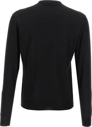 Prada Mens Black Silk Cardigan Clothing