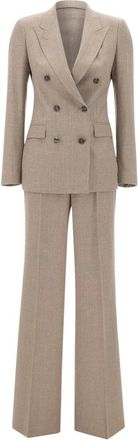Tagliatore Parigi Suit - Femme - Vestes - Beige - Taille: 38 FR